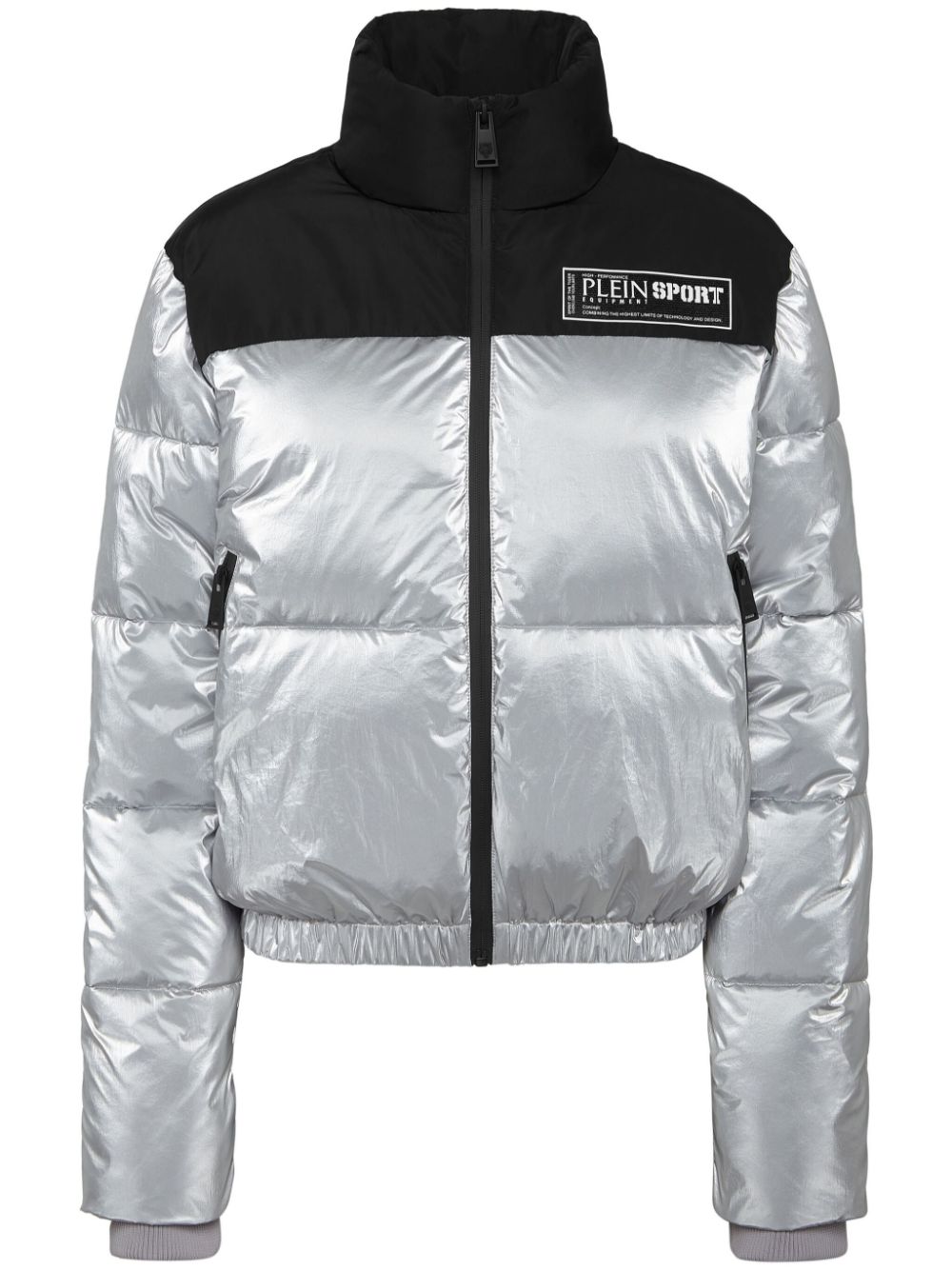 PLEIN SPORT Plein Sport Logo-Appliquéd Puffer Jacket