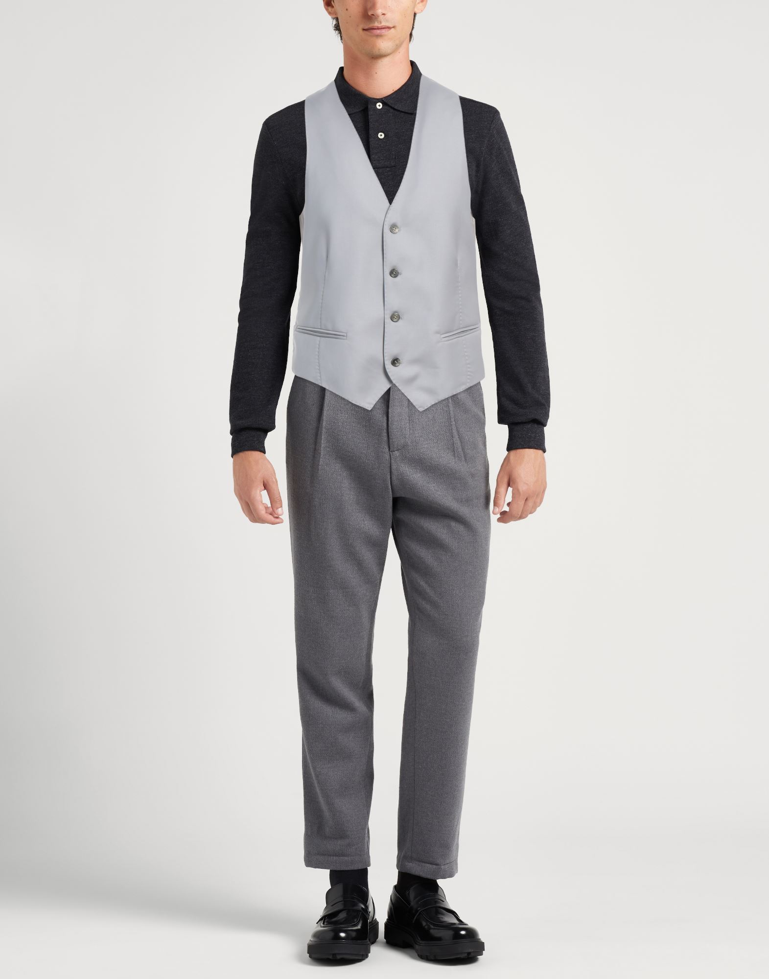 EMPORIO ARMANI Emporio Armani Tailored Vest in Virgin Wool