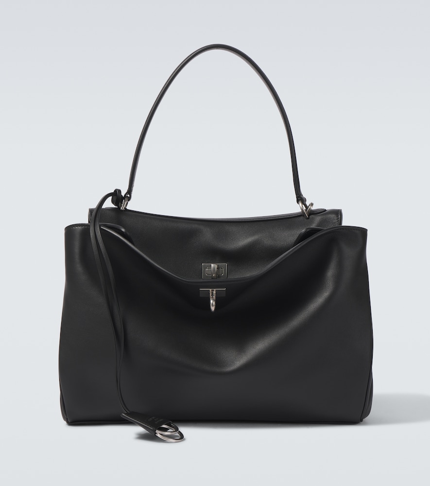 BALENCIAGA Balenciaga Rodeo Medium Leather Shoulder Bag