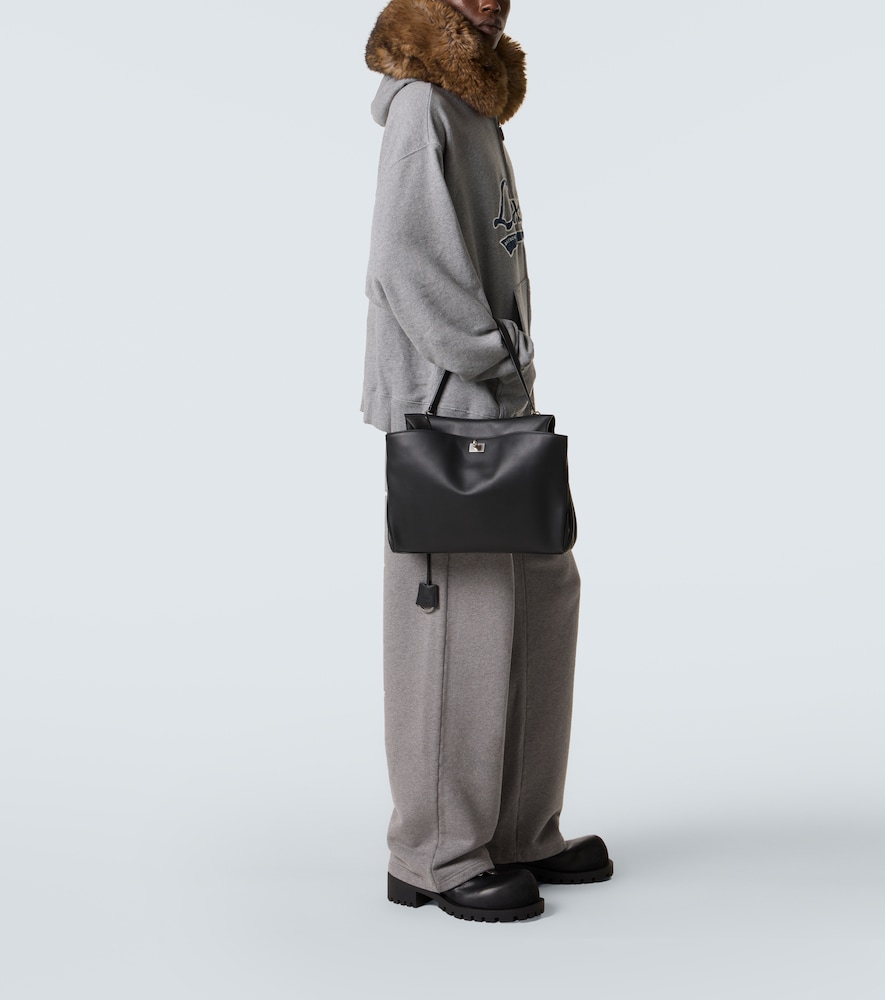 BALENCIAGA Balenciaga Rodeo Medium Leather Shoulder Bag