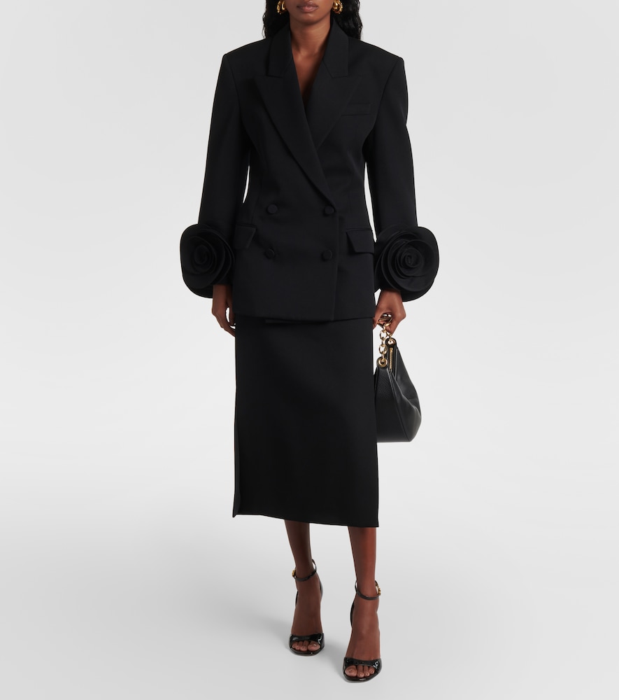 VALENTINO Valentino Virgin Wool Pencil Skirt