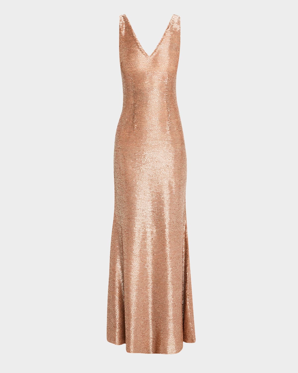 slim fit dress slacks Sequin Rib-Knit Maxi Dress – Intrigue main image 1