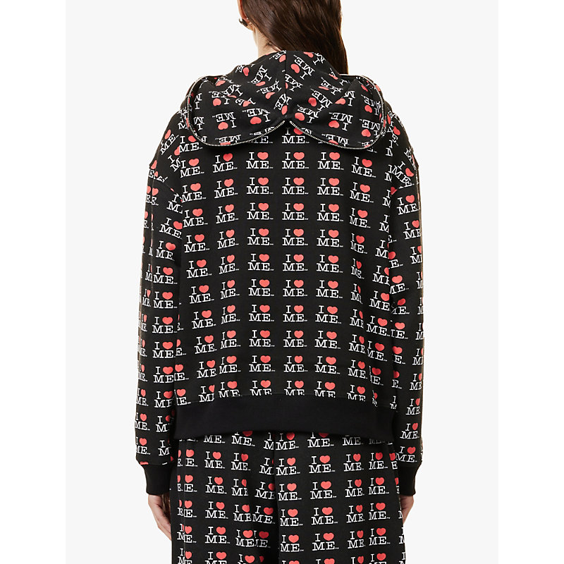 Ashley Williams I Heart Me Two-Slip-Pockets Cotton-Blend Hoody