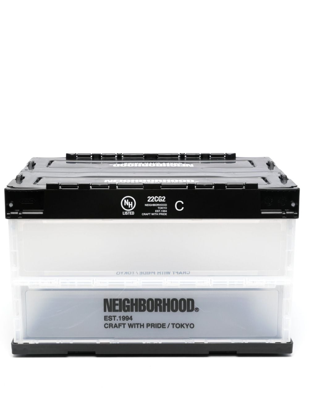 Neighborhood Folding Container Storage Box - Black | Editorialist