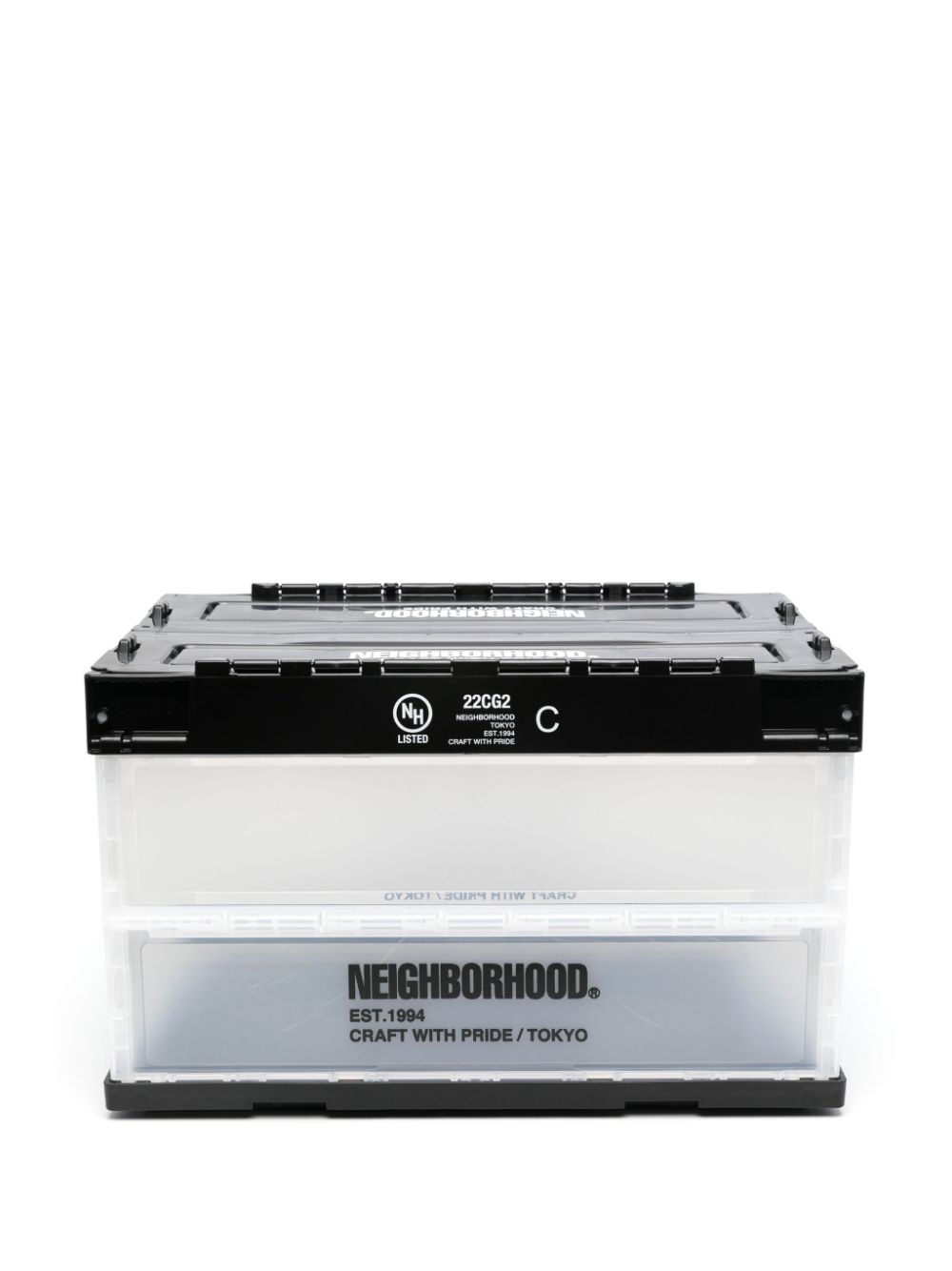 Neighborhood Folding Container Storage Box - Black | Editorialist