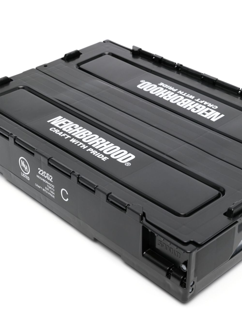 Neighborhood Folding Container Storage Box - Black | Editorialist