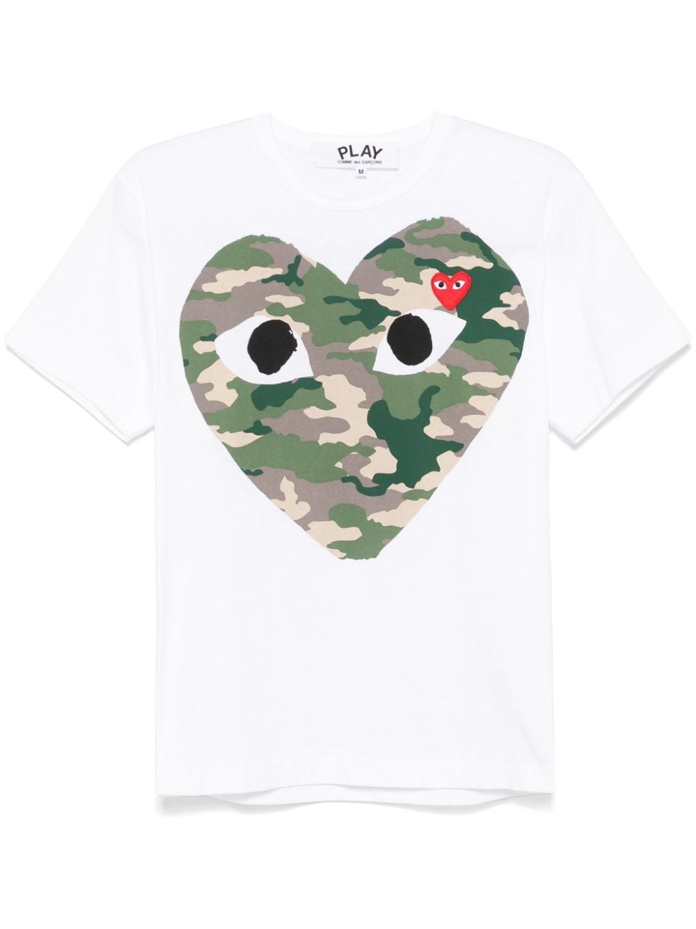 PLAY COMME DES GARCON Comme Des Garçons Play Heart Print T-Shirt