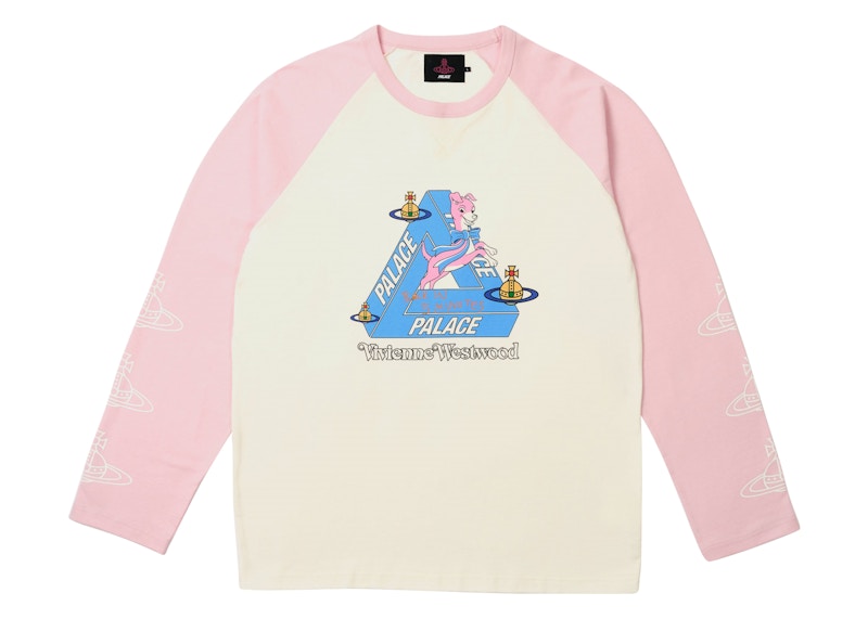 PALACE Rear View Raglan Longsleeve Shirtin - Navy Blue | Editorialist