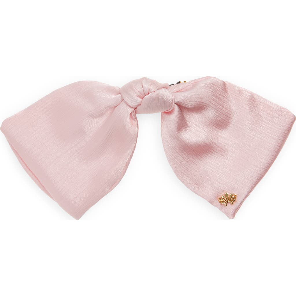 Lele Sadoughi Antoinette Faux Pearl Bow Hair Clip In Jet  display picture 2