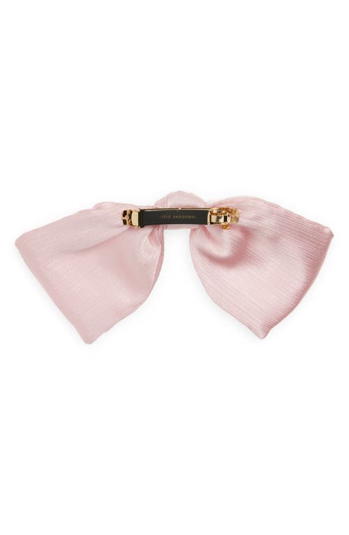 Lele Sadoughi Antoinette Faux Pearl Bow Hair Clip In Jet  display picture 3