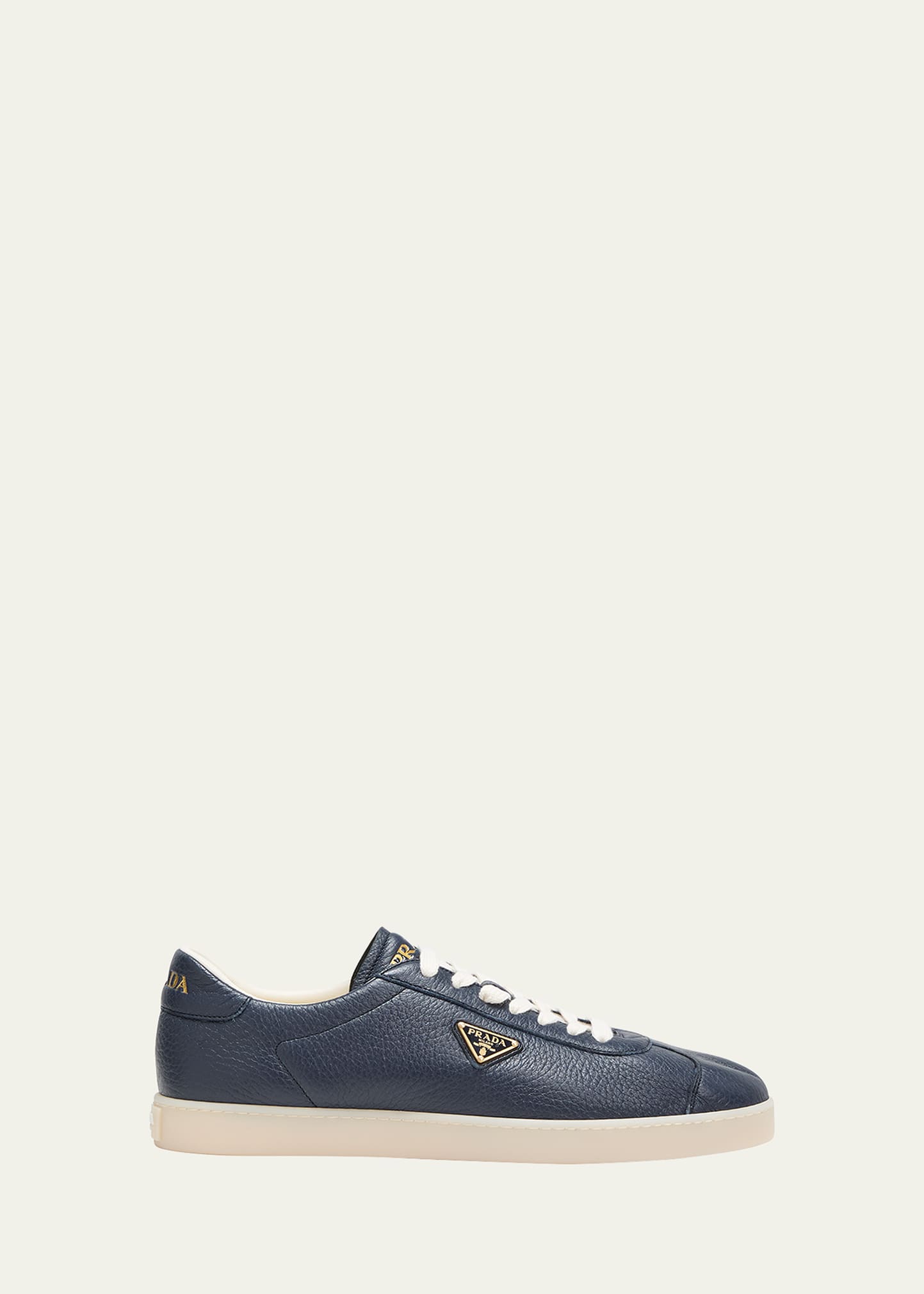 Prada Men’s Lane Triangle Logo Low Top Navy Suede Sneaker Italy New UK 9 1/2 Prada Men main image 2