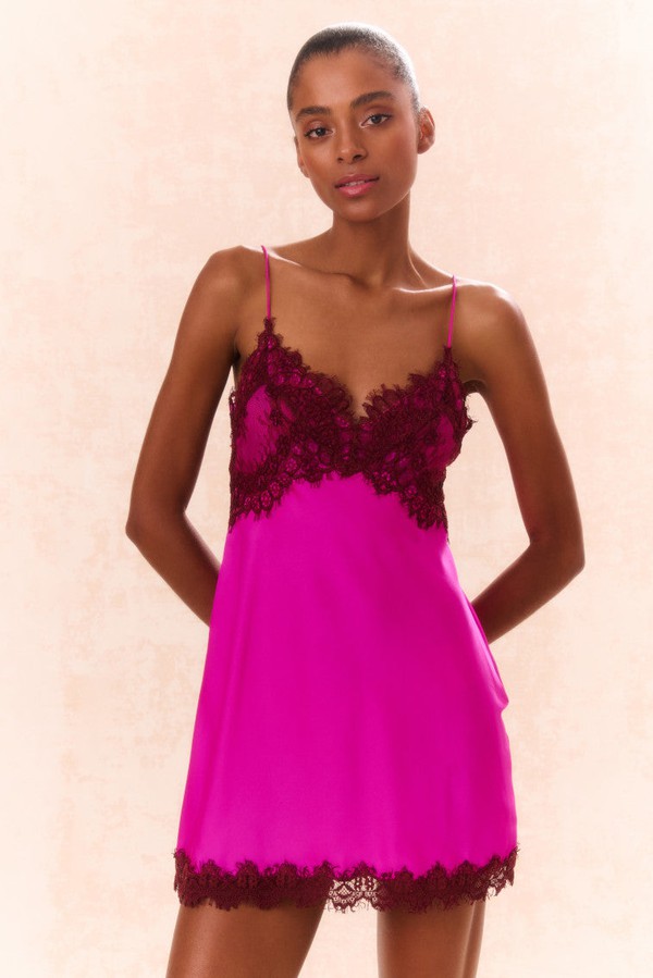 chinese dress ladies Sweet Embrace Lace Dress Pink main image 1