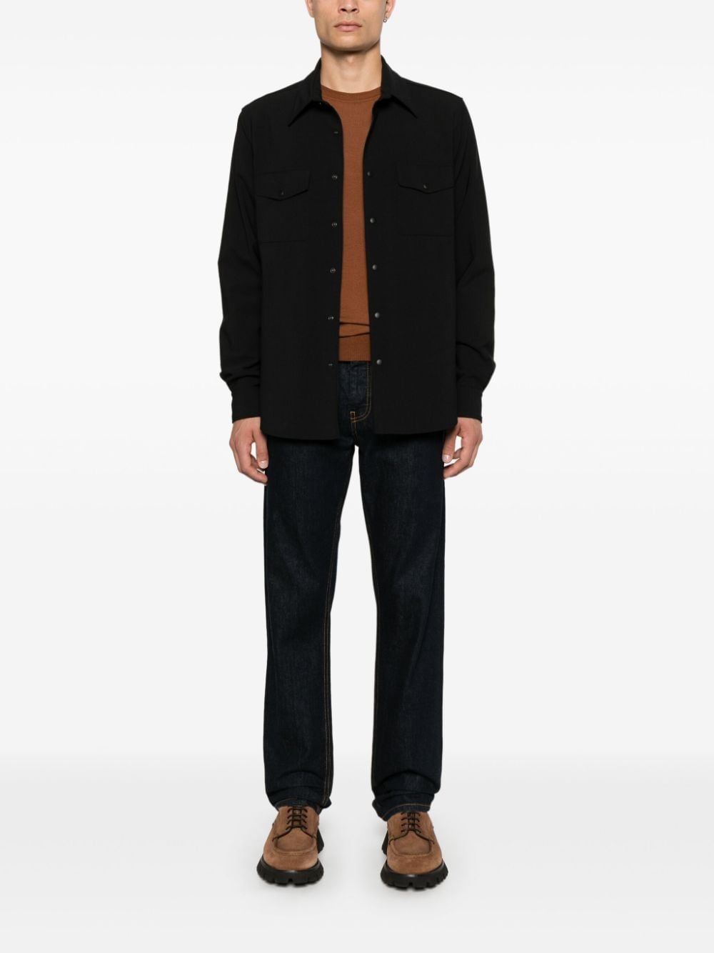 ASPESI flannel shirt jacket