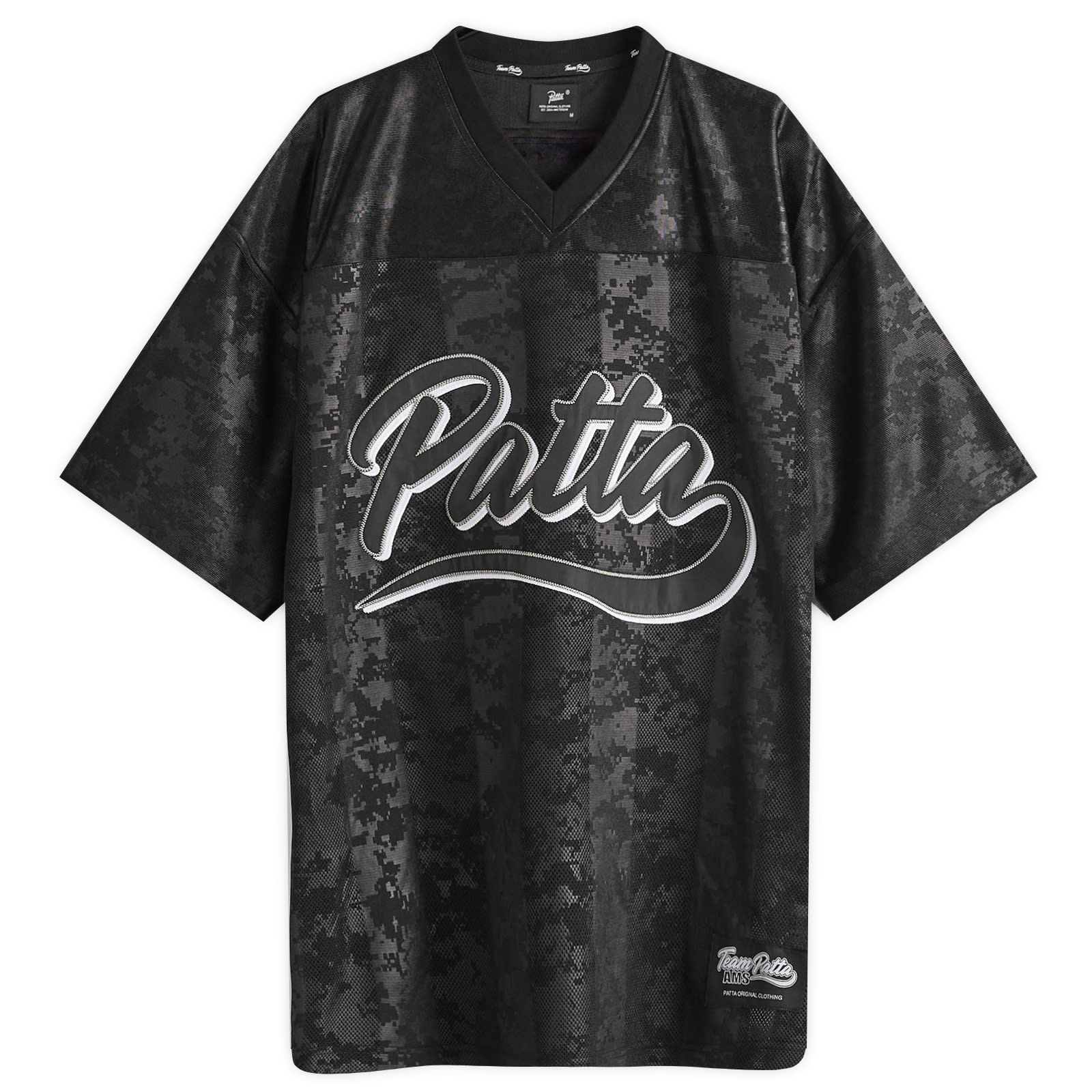 Patta Digi Lobi Mesh Jersey - Black | Editorialist