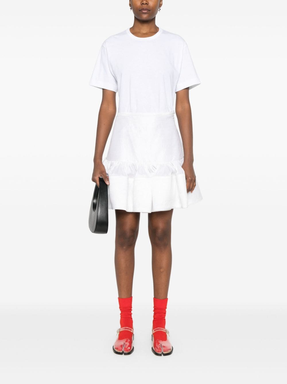 PLAY COMME DES GARCON Comme Des Garçons Play Signature Heart-Patch T-Shirt