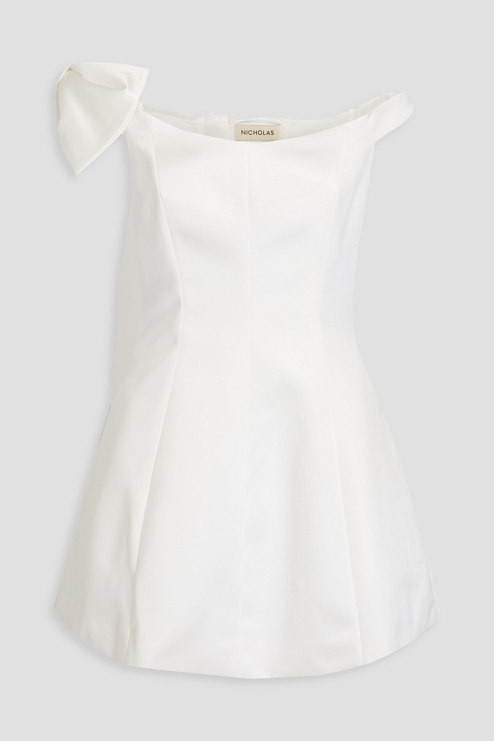 Macy's Formal Dresses Clearance White Off Shoulder Mini Dress With Mona  Style Mermaid Way