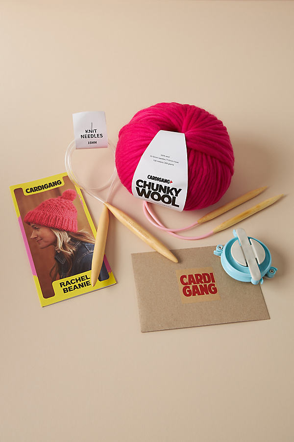 Cardigang Rachel Beanie Knit Kit A Chunky Beanie for Total Newbies | Rachel Knit Kit by Cardigang main image 4
