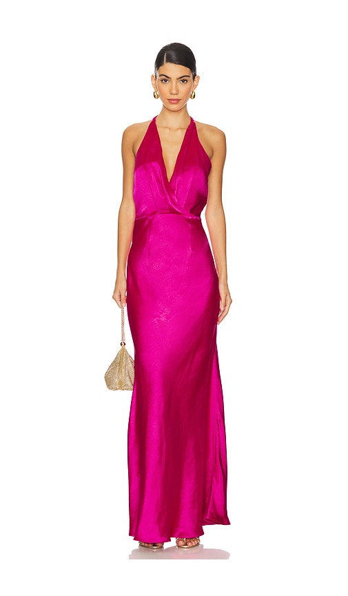 Love By Design Athen Plunging V-Neck Maxi Dress - Lavender Purple |  Editorialist