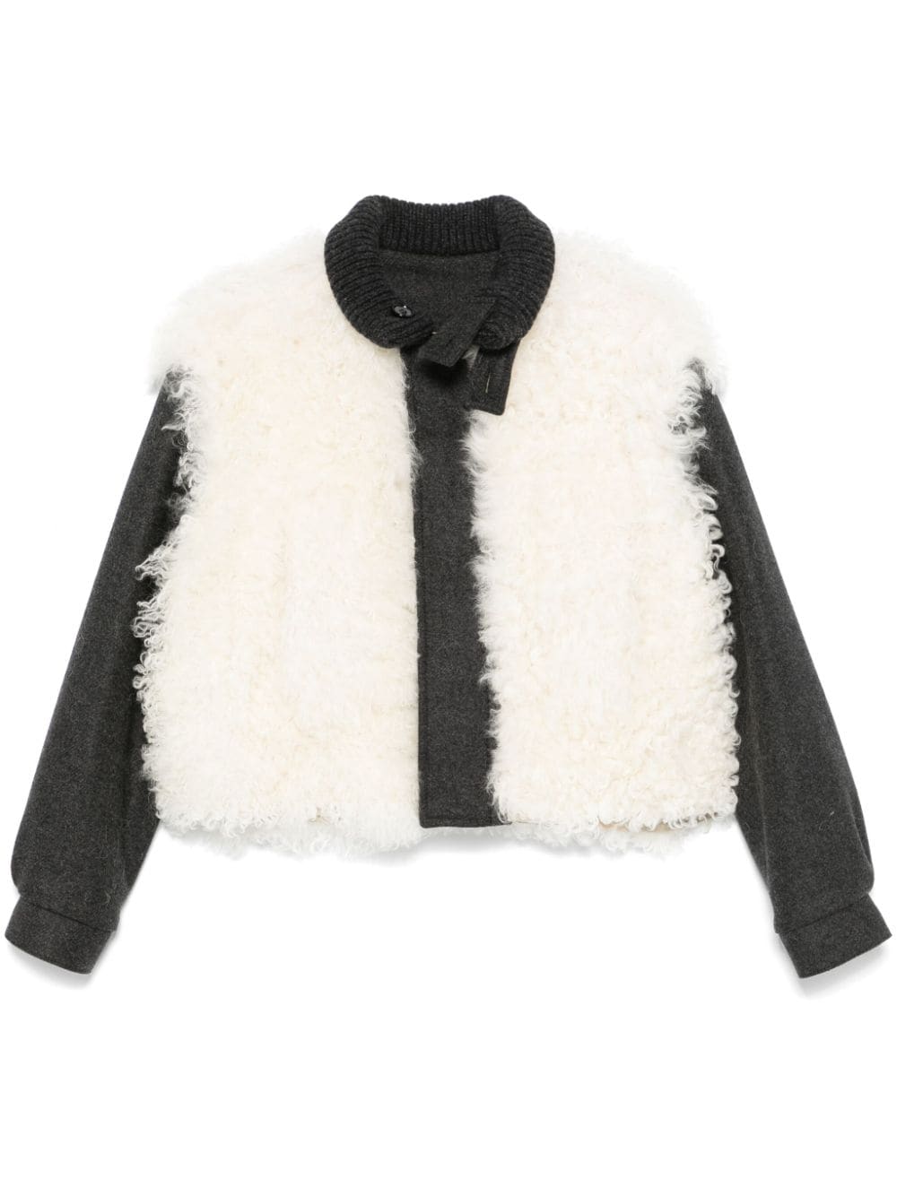 PLAN C Plan C Shearling Jacket