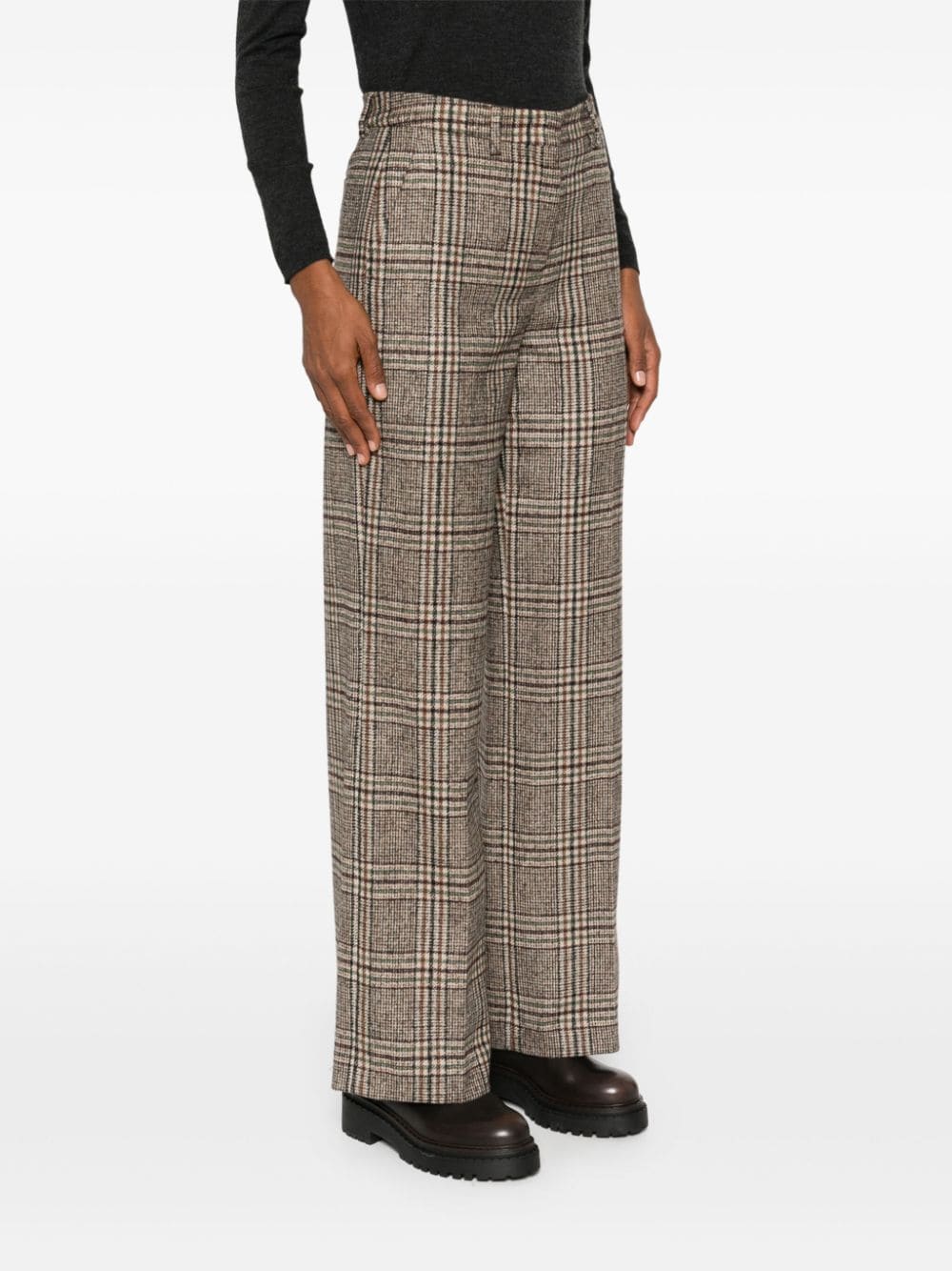 LORENA ANTONIAZZI Lorena Antoniazzi Checked Trousers