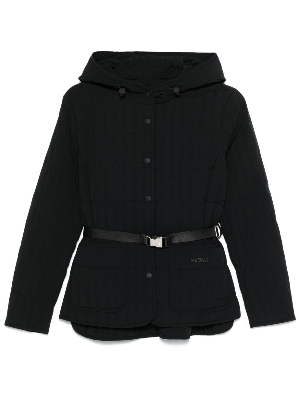 Mackage Demie Jacket In Black-Trench 68% Off Editorialist