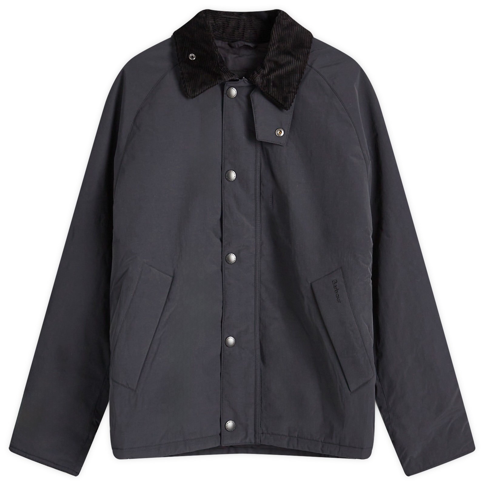 Barbour Transport Padded Casual Jacket - Black - 29% Off