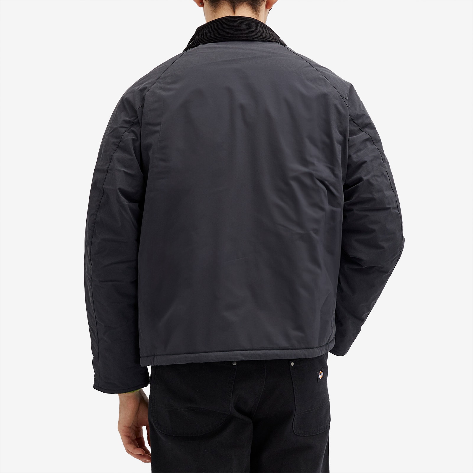Barbour Transport Padded Casual Jacket - Black - 29% Off