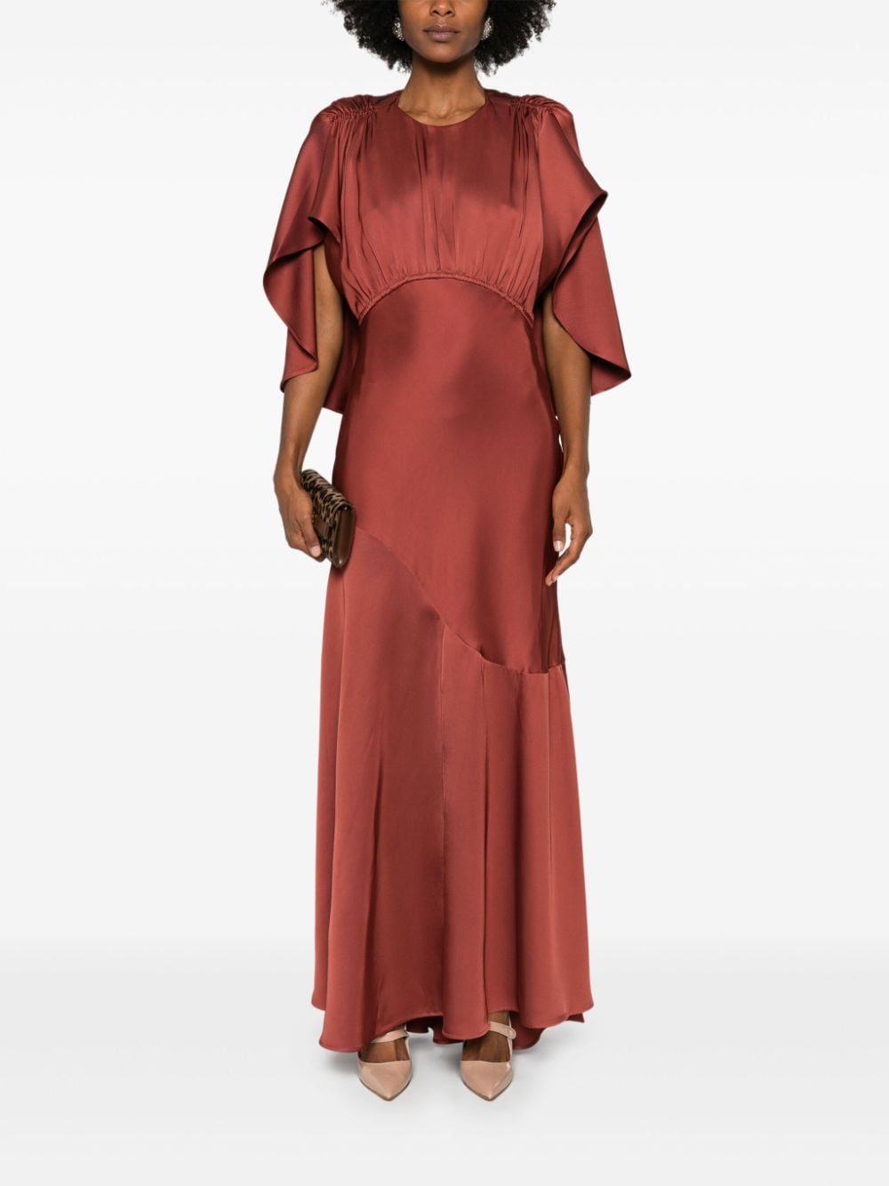 ZIMMERMANN ZIMMERMANN Cape-Insert Maxi Dress
