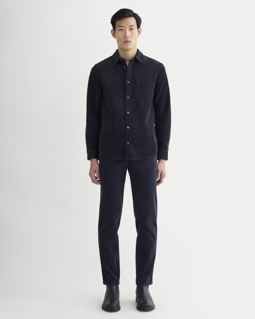 BARENA VENEZIA Barena - Stretch-Cotton Moleskin Overshirt - Men - Blue