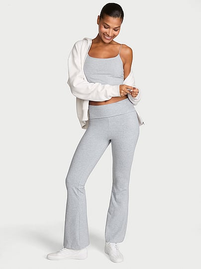 VICTORIA'S SECRET angel essentials cotton foldover flare legging