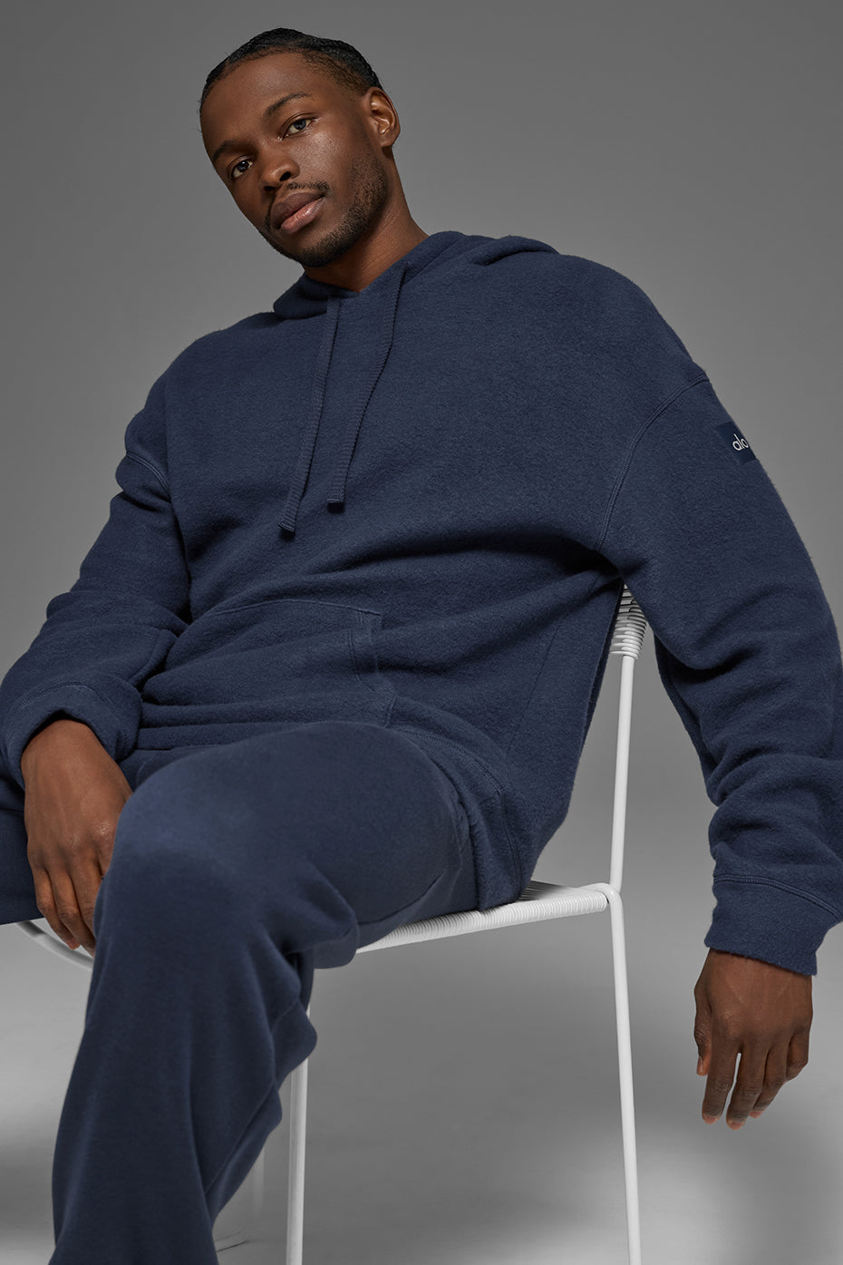Alo Yoga Triumph Restore Hoodie - Navy | Editorialist