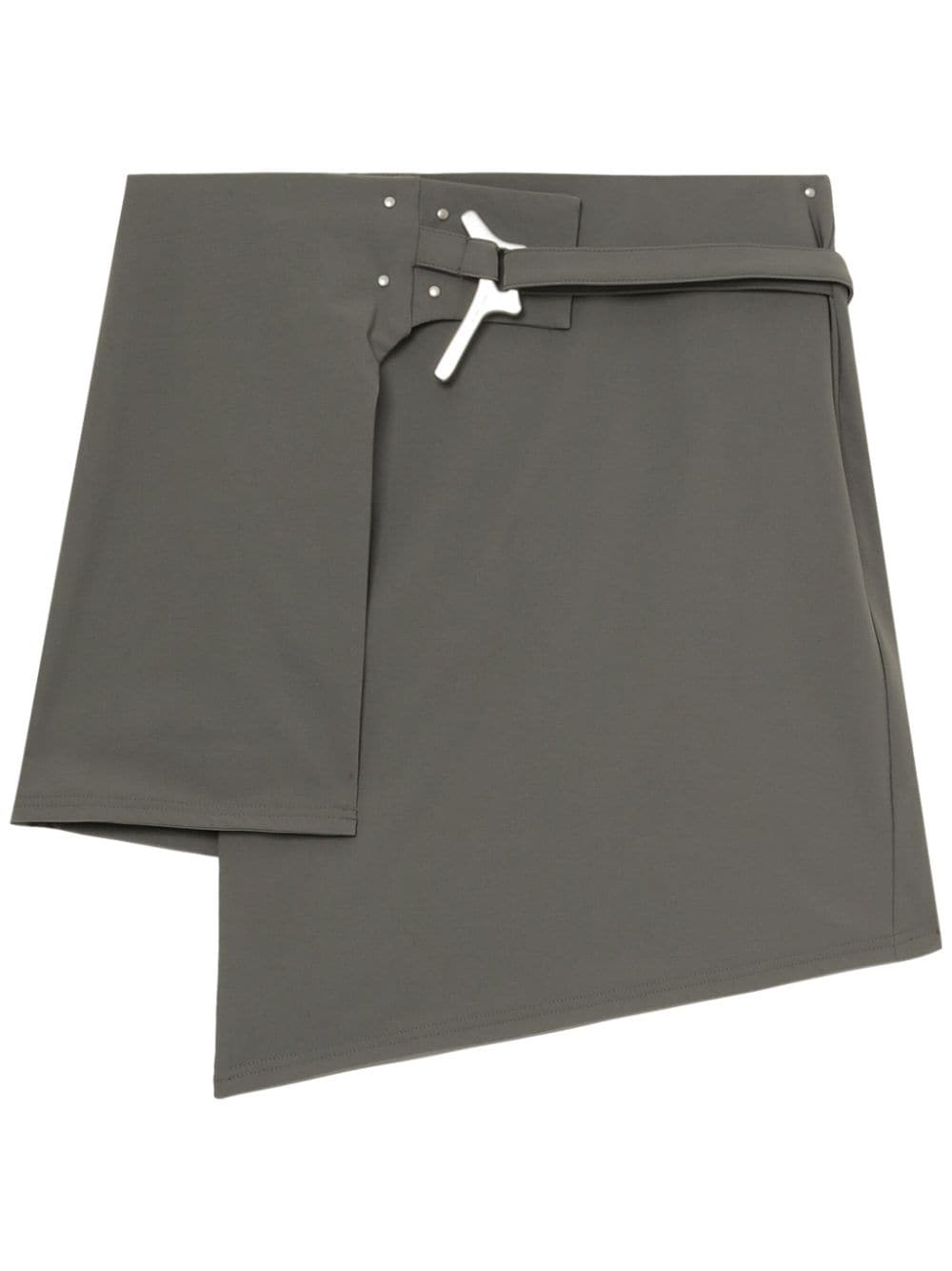 HELIOT EMIL Asymmetric Wrap Mini Skirt