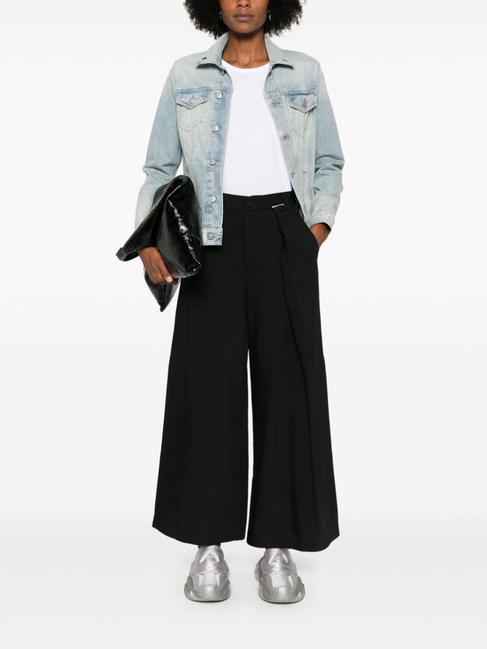 MAISON MARGIELA MM6 Maison Margiela Distressed Denim Jacket