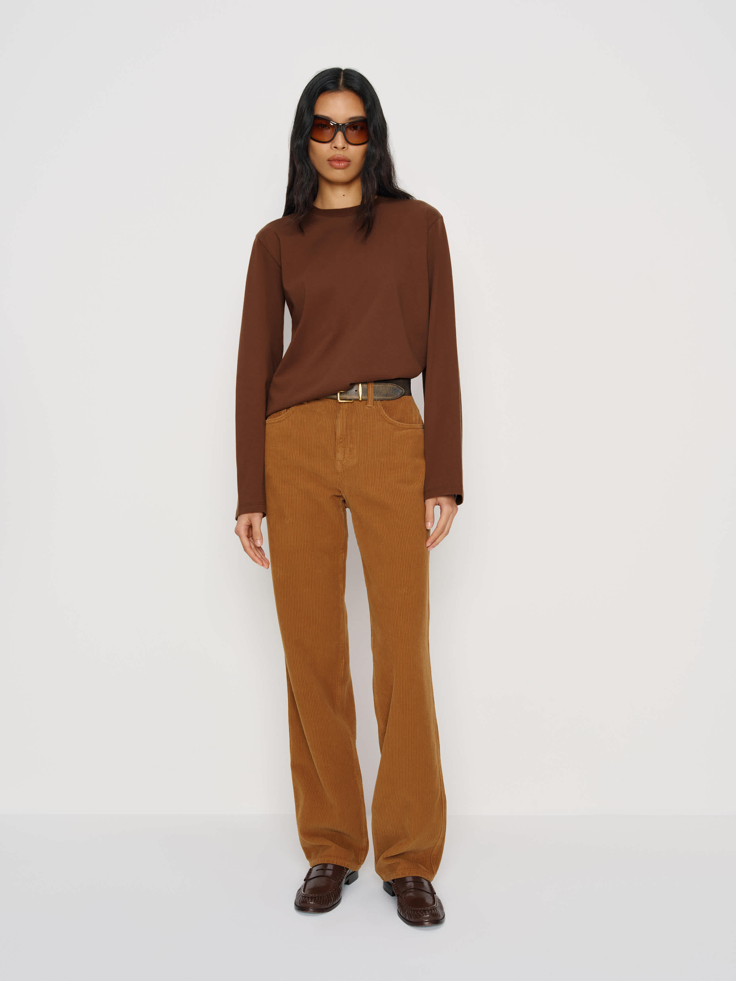 REFORMATION Asher Oversized Long Sleeve T-Shirt