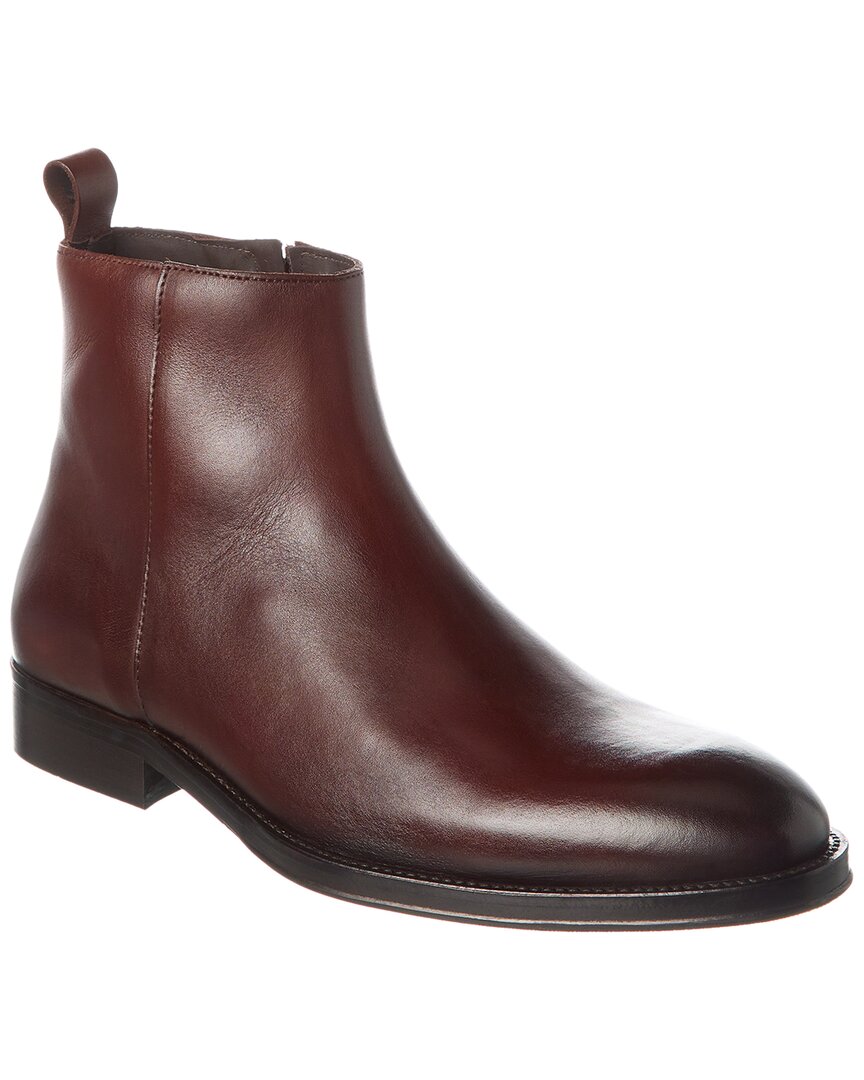 Bruno Magli Ciro Leather Boot In Red - 56% Off | Editorialist display picture 2