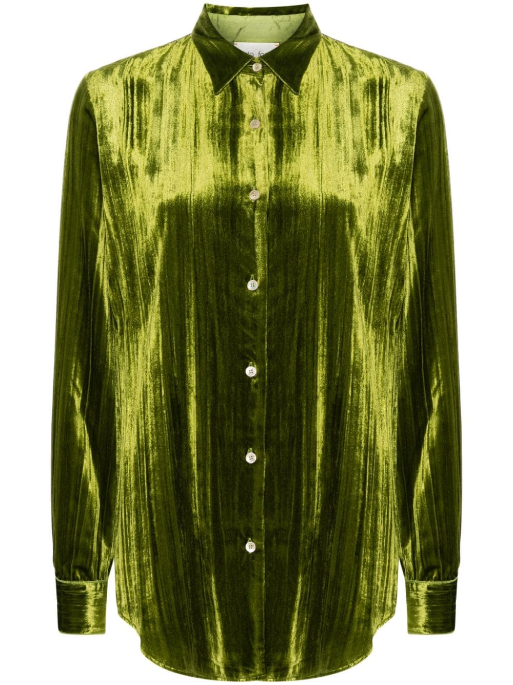 green velvet dress shirt LINDEN WOVEN LINEN BUTTON-UP SHIRT – Velvet by Graham & Spencer main image 0