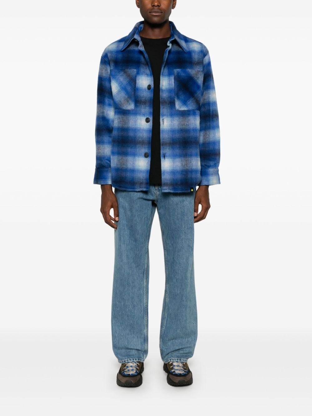 BARROW BARROW Checked Flannel Shirt