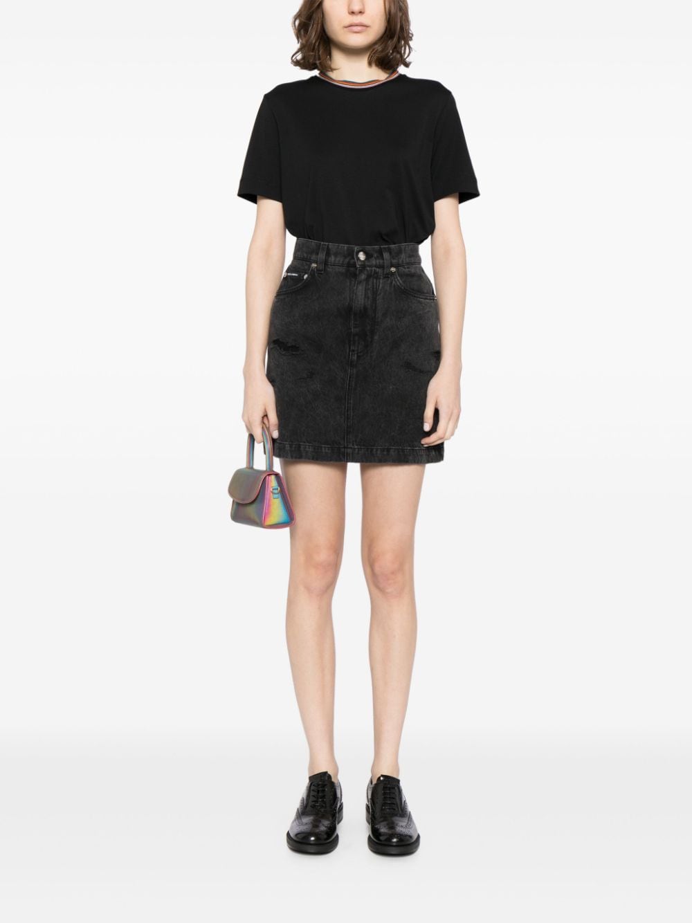 PAUL SMITH Contrast-Trim Cotton T-Shirt