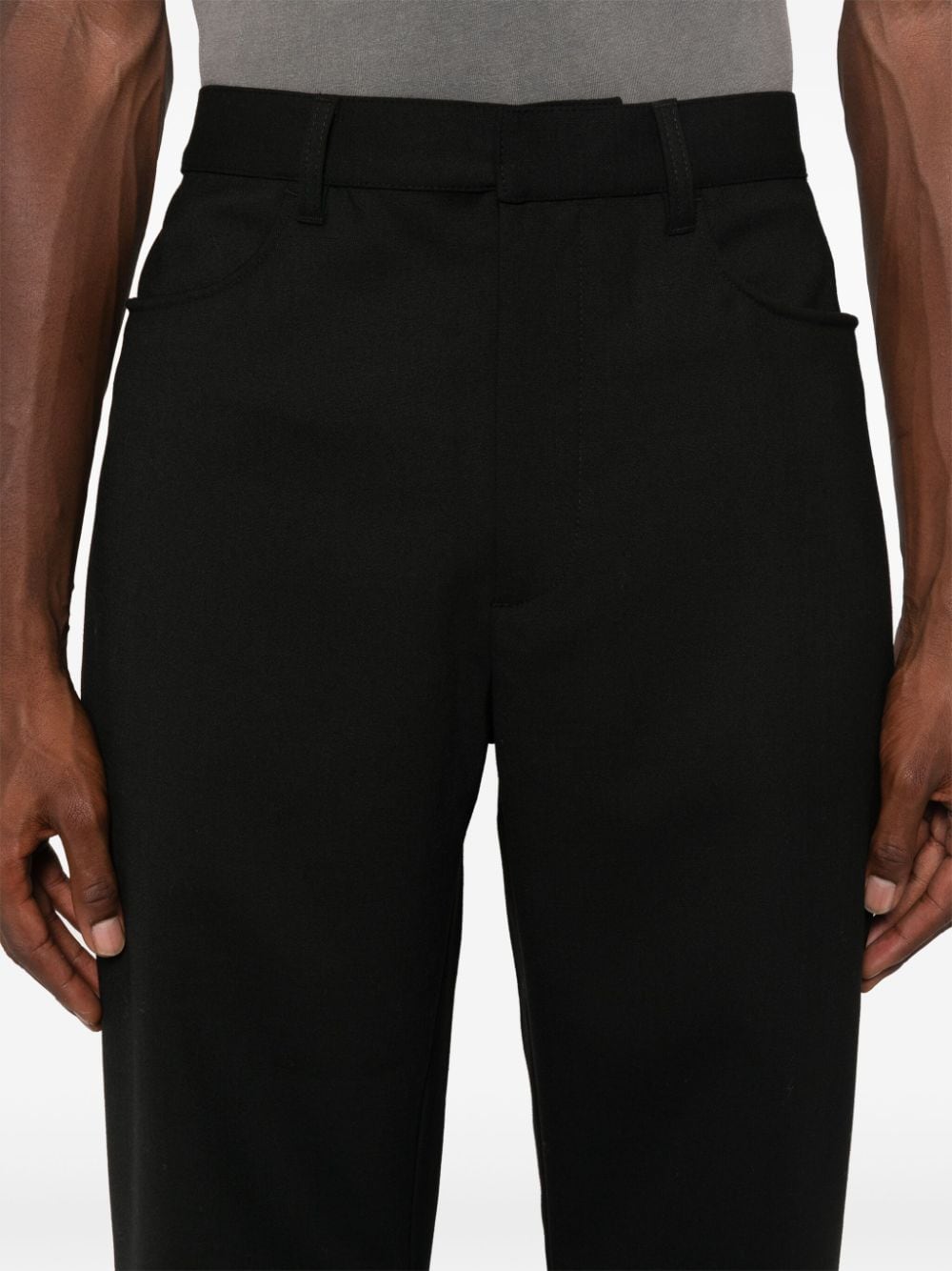 Sunflower Flare French Trousers In Black - 59% Off | Editorialist