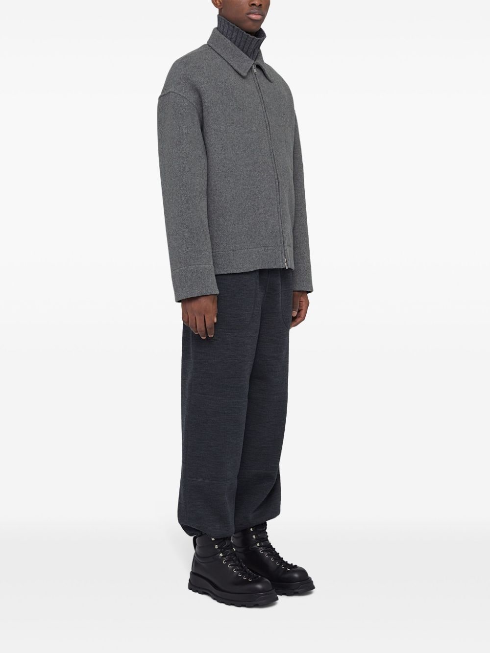 JIL SANDER Jil Sander Zipped Up Wool Jacket