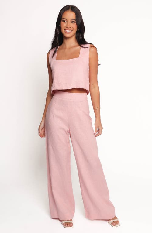 PETAL & PUP Petal & Pup Devlin Linen Crop Tank