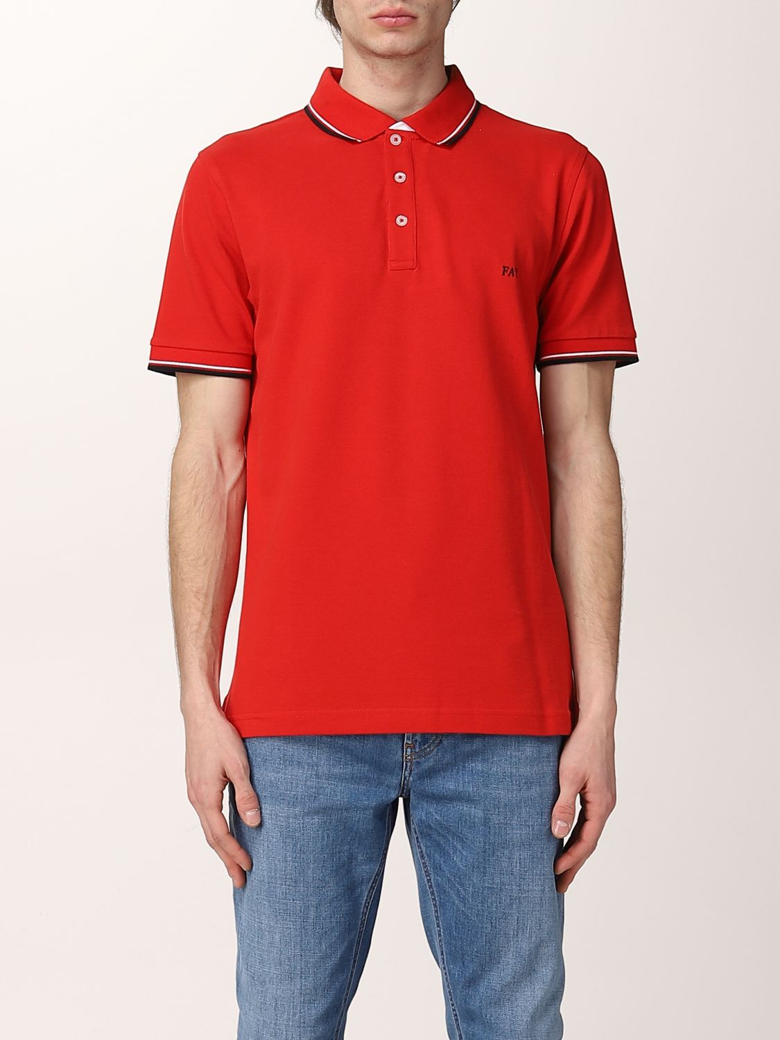 FAY polo shirt with embroide logo