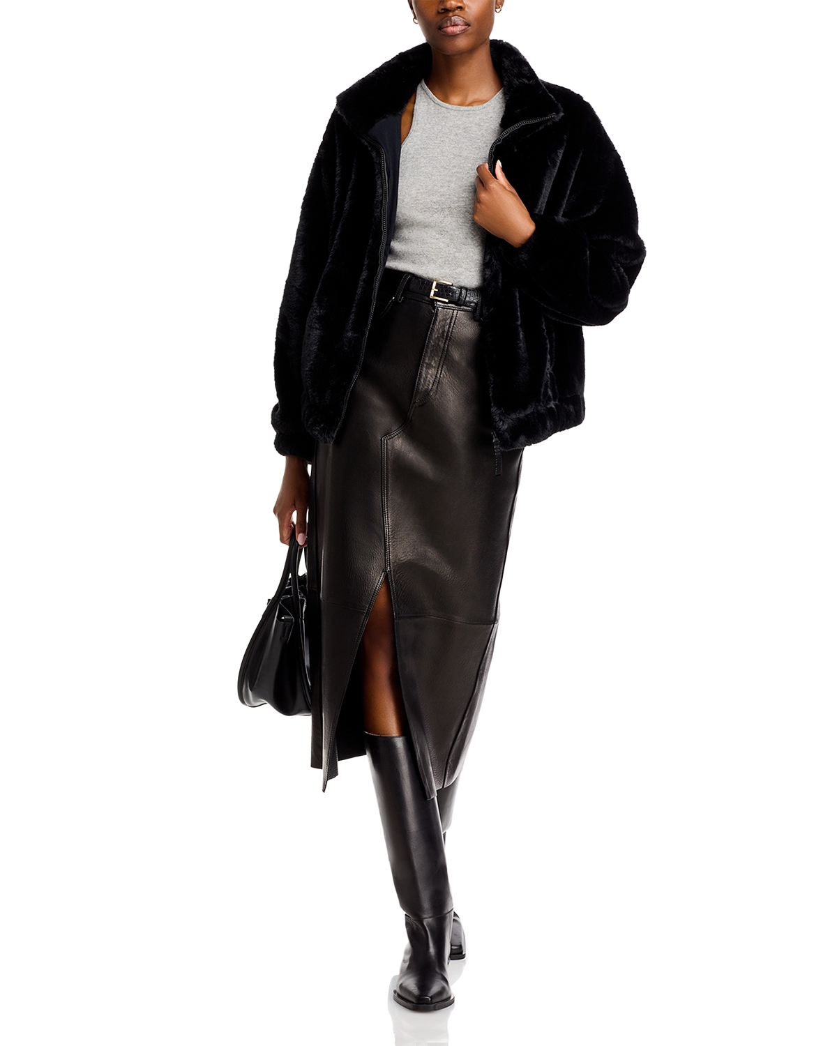 UGG Ugg Faux Fur Zip-Up Jacket