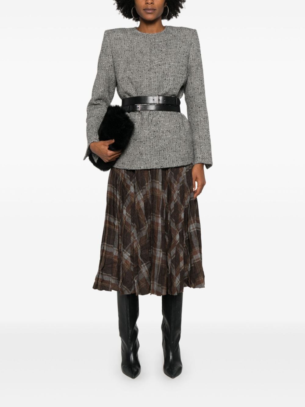 BALENCIAGA Balenciaga Pleated Midi Skirt