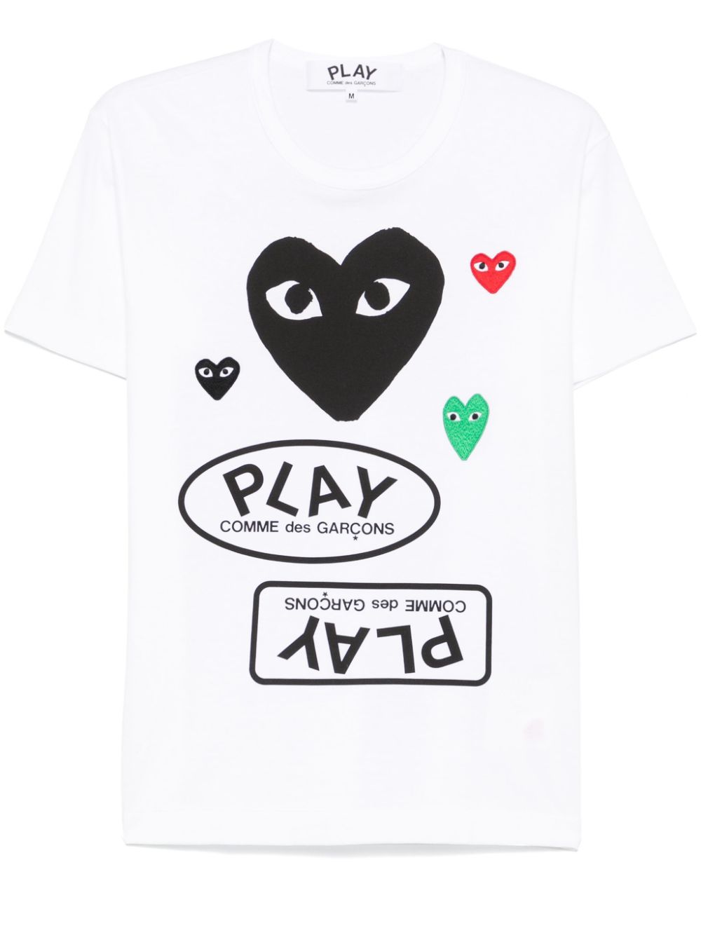 PLAY COMME DES GARCON Comme Des Garçons Play Heart-Patch T-Shirt