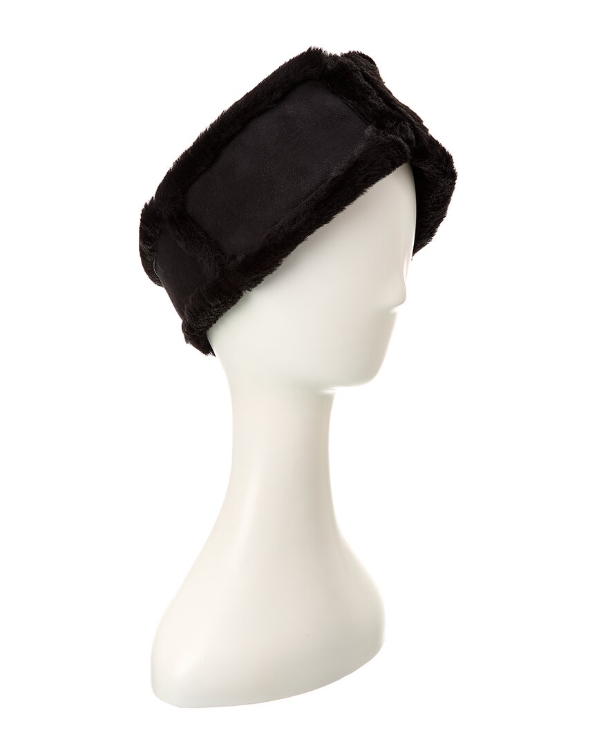 Ugg Shearling Headband In Black - 42% Off | Editorialist display picture 3
