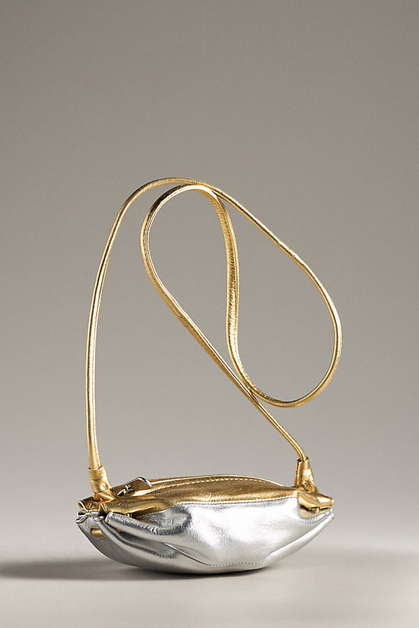 新品未使用 マリメッコ MINII KARLA MULTI ゴールド＆シルバー Marimekko Mini Karla Multi Shoulder Bag - Gold | Editorialist