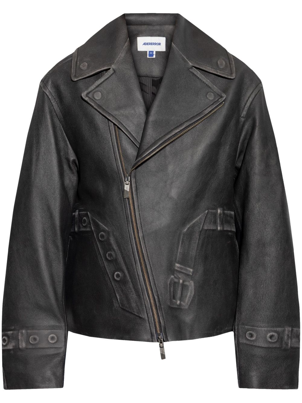 Ader Error Leather Jacket - Black | Editorialist