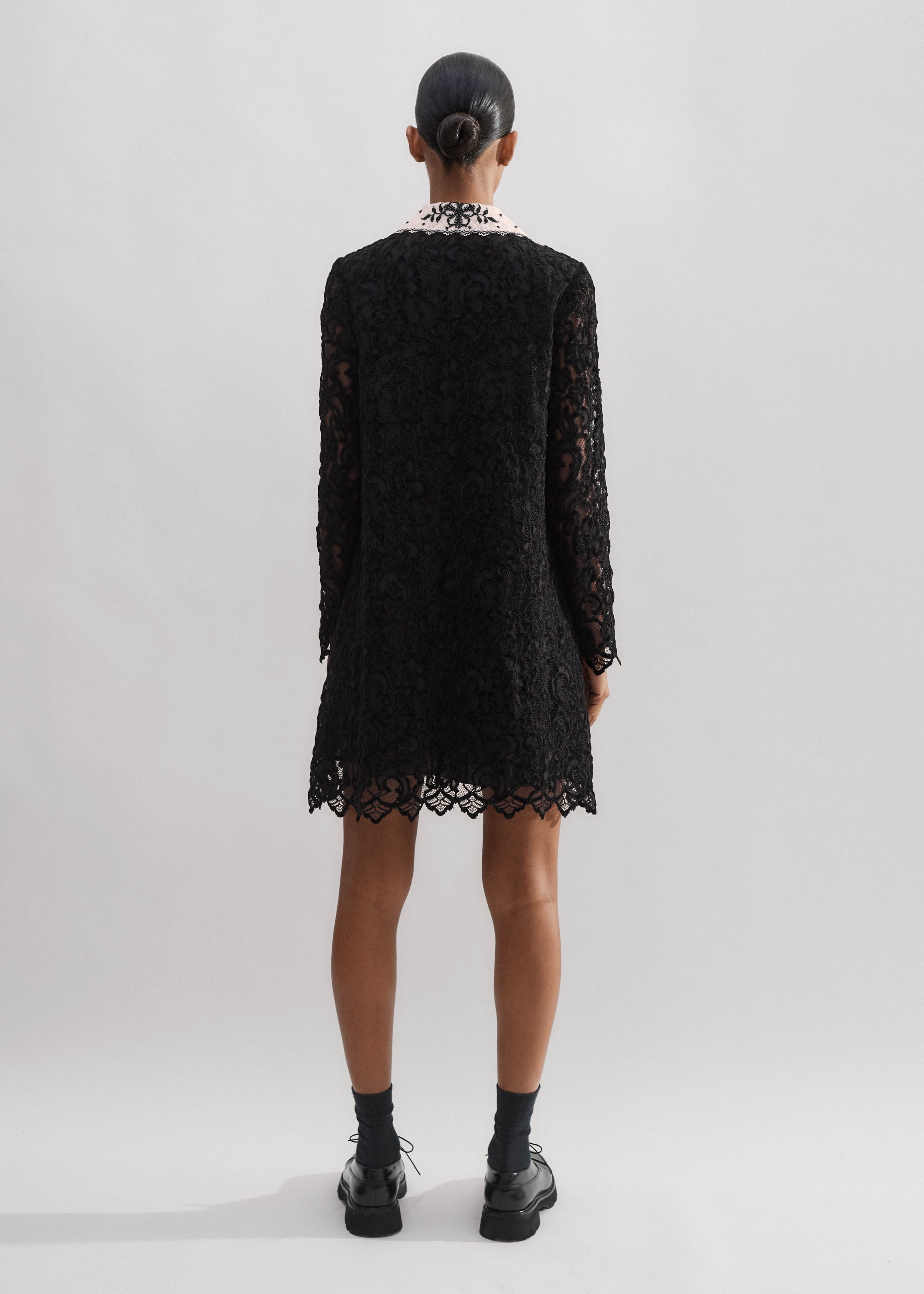 lace black homecoming dress Black tulle lace short prom dress, black homecoming dress – dresstby