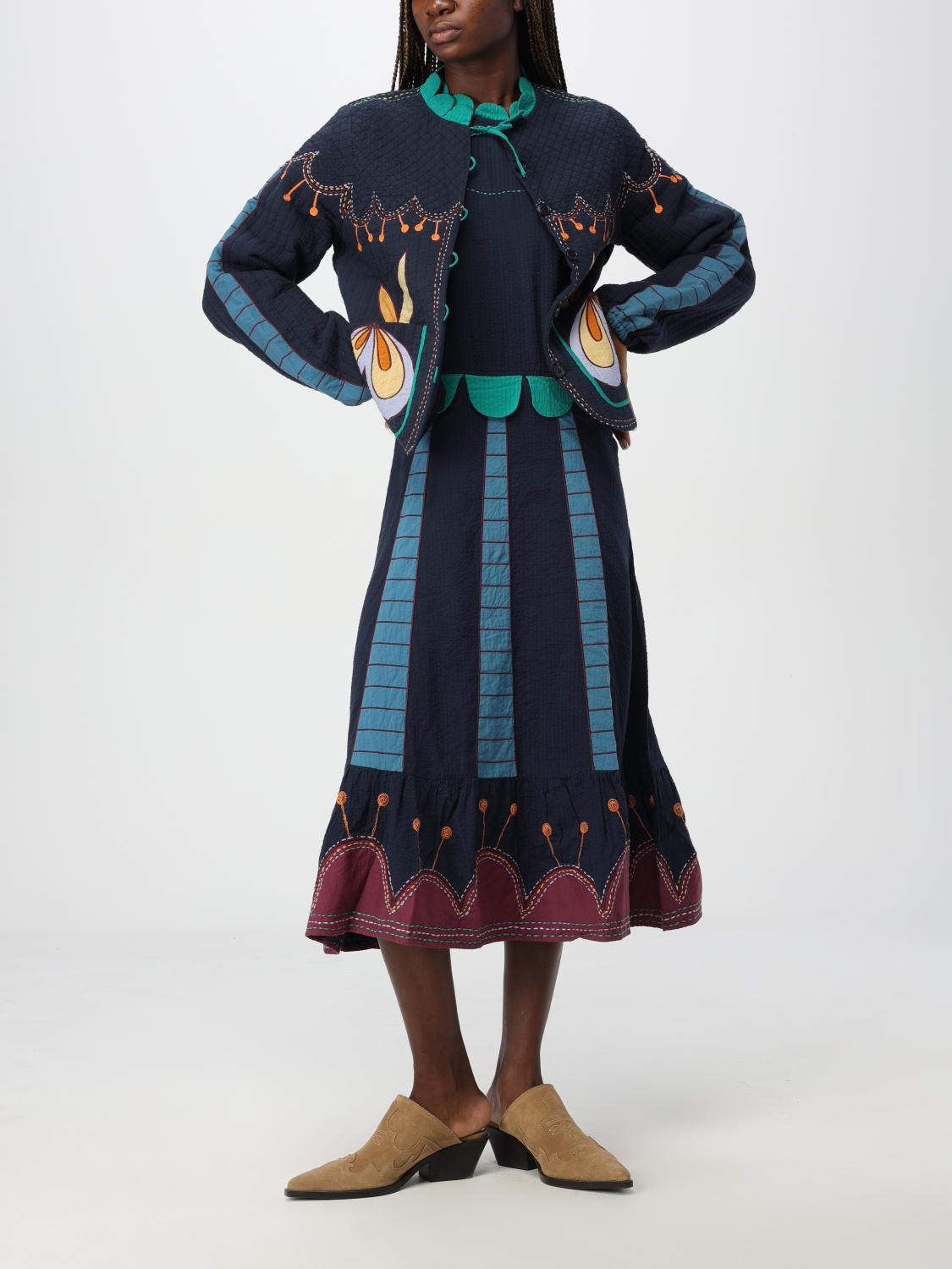 Stella Nova Embroidered Dress In Multicolor - 34% Off | Editorialist